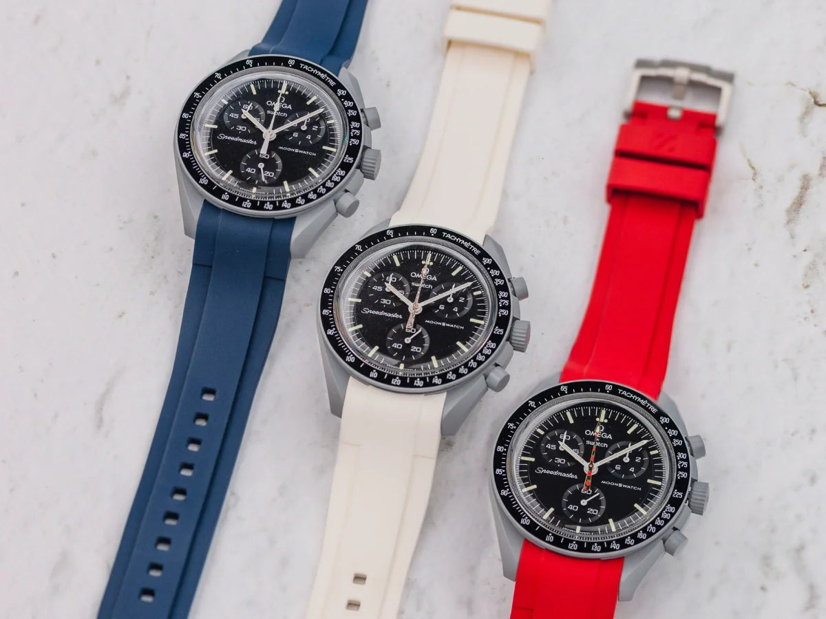 Moonswatch Rubber Strap: Redefine Elegance - ZEALANDE