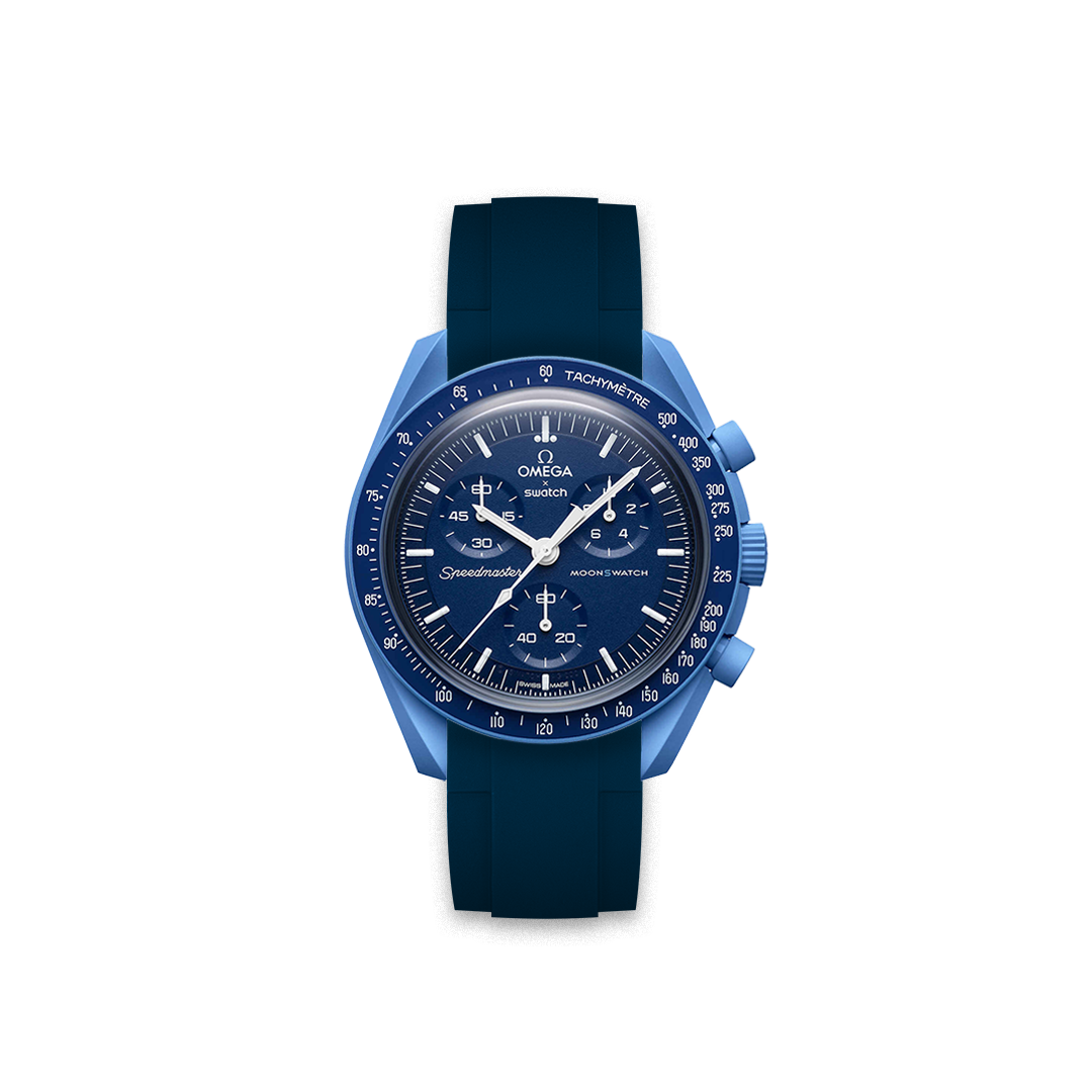 Rubber Strap for OMEGA® x Swatch Bioceramic MoonSwatch "Neptune" - ZEALANDE