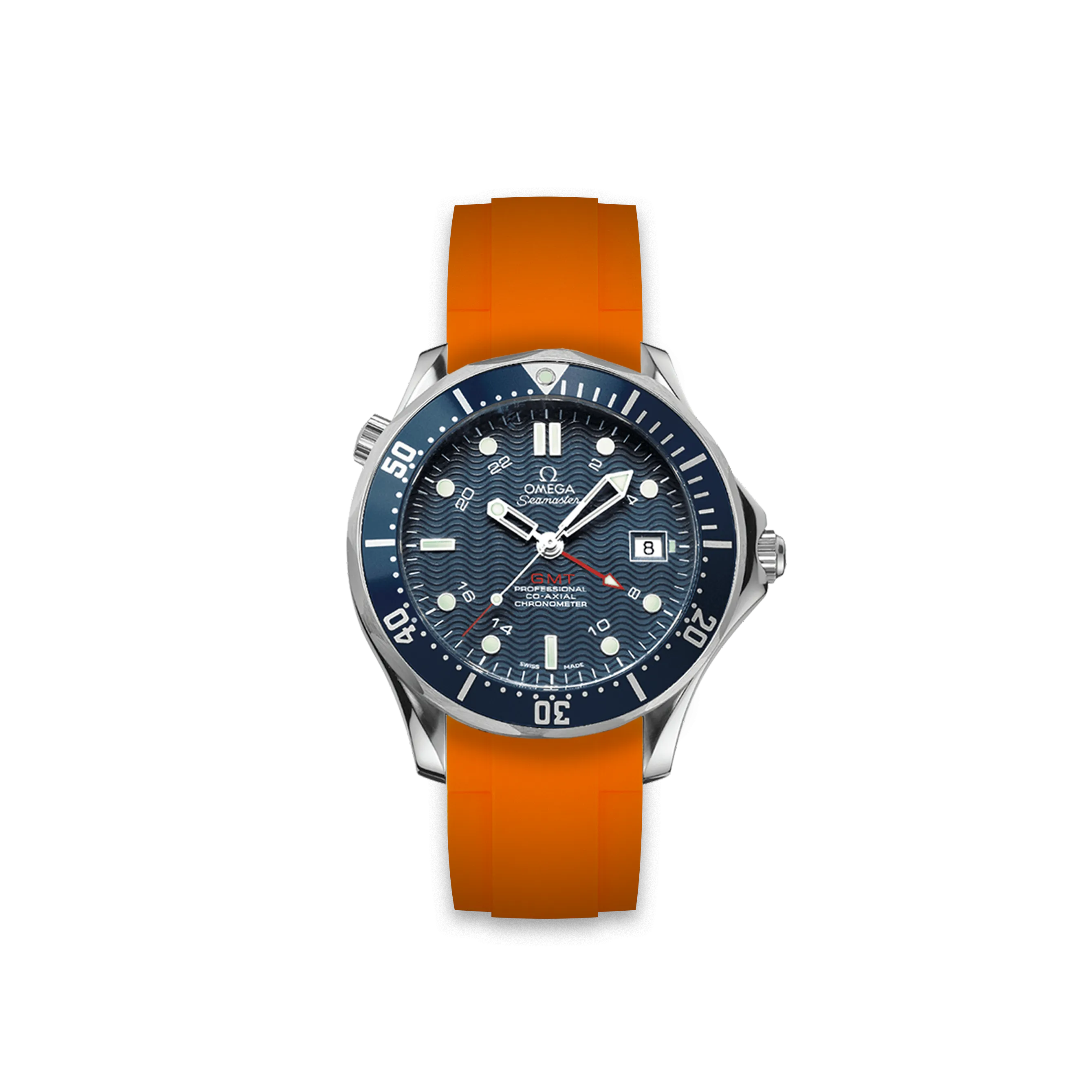Rubber Strap for Omega Seamaster Diver 300m GMT - ZEALANDE