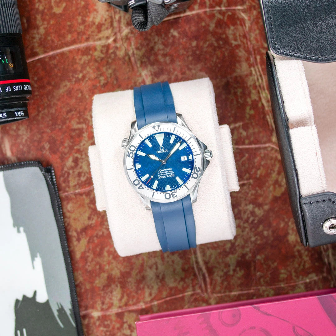 Rubber Strap for Omega Seamaster Diver 300m "Peter Blake" ZEALANDE