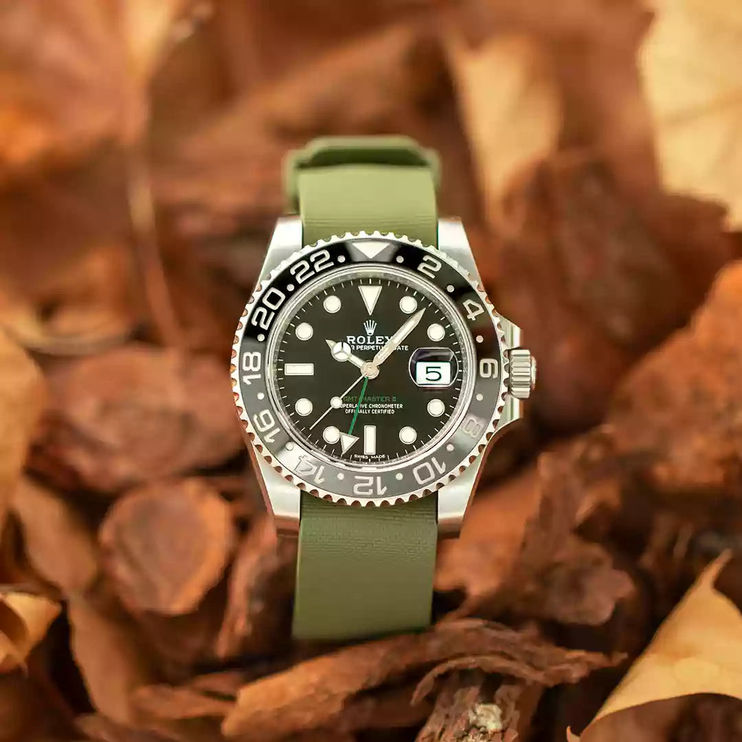 20MM NATO SINGLE PASS RUBBER STRAP FOR ROLEX® - ZEALANDE®