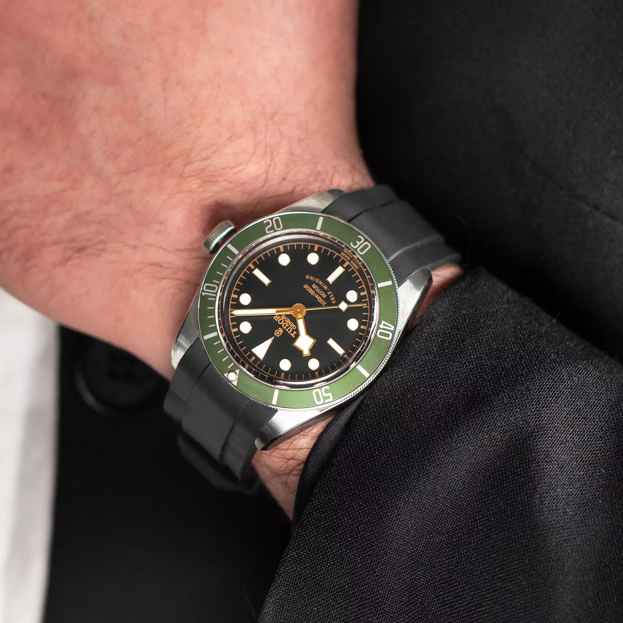 Rubber Strap for Tudor® Black Bay 41 "Harrods" - ZEALANDE