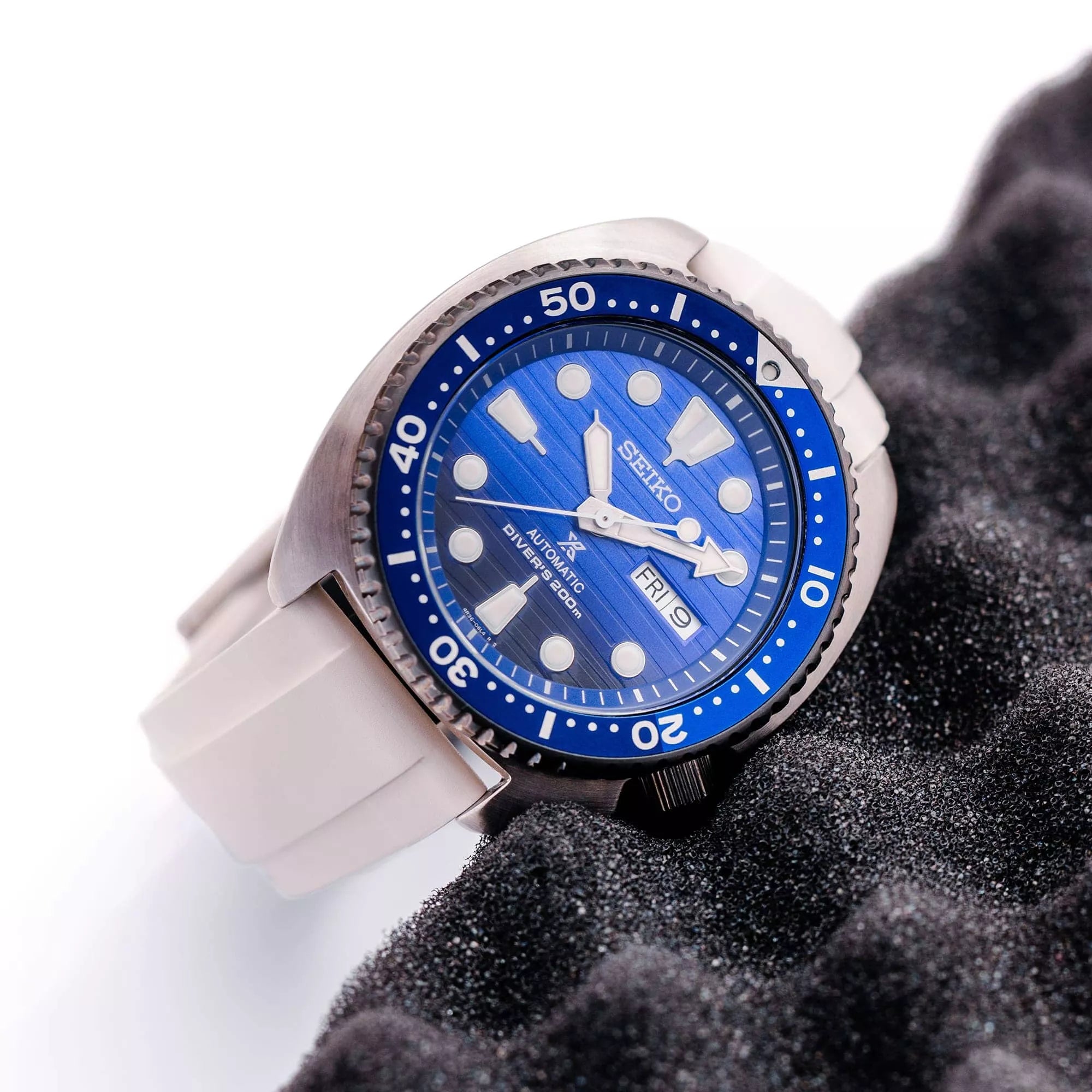 22MM Straight Rubber Strap For Seiko® Turtle - ZEALANDE®